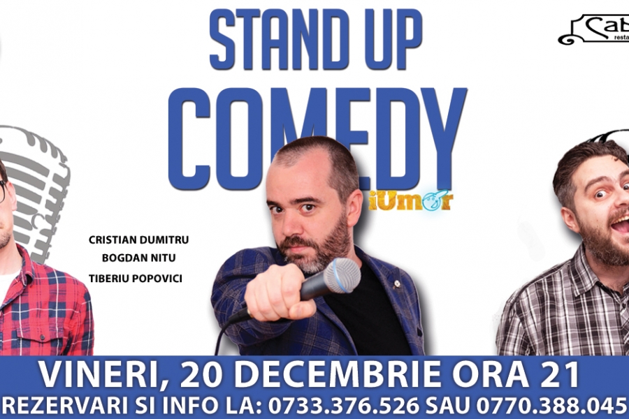 Stand-Up Comedy 20 Decembrie 2019 in Restaurant Cabana Bucuresti ...